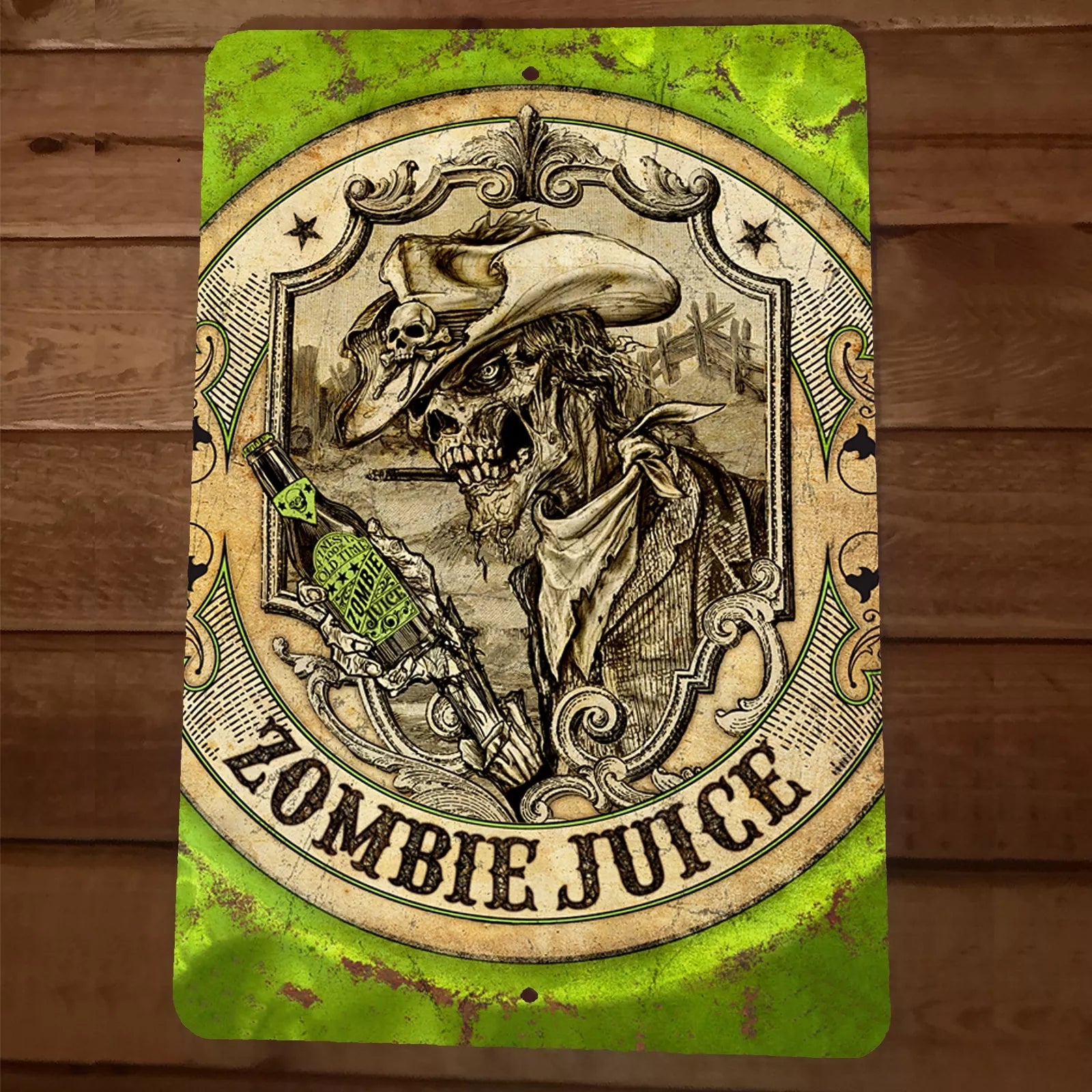 Zombie Juice 8x12 Metal Wall Sign Bar Poster – Sign Junky