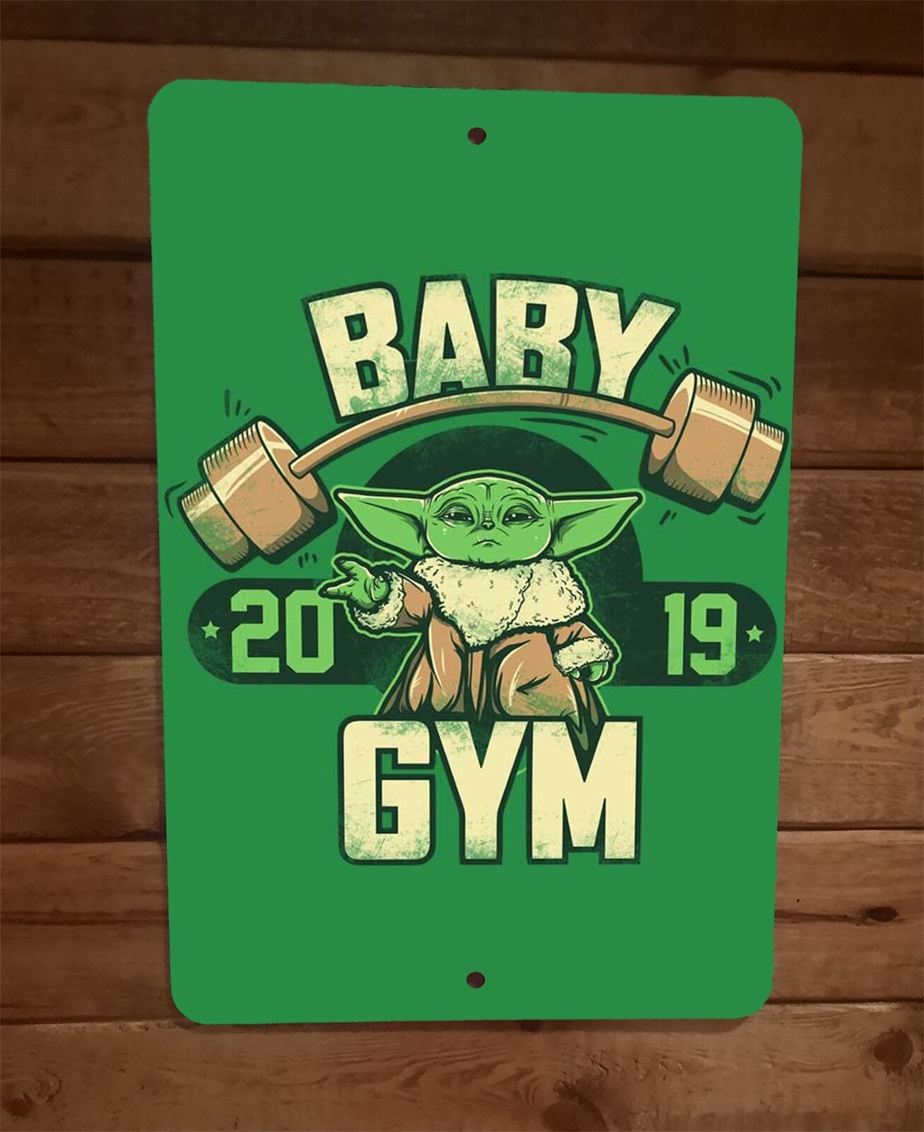 Baby Gym Grogo 8x12 Metal Wall Sign Poster – Sign Junky