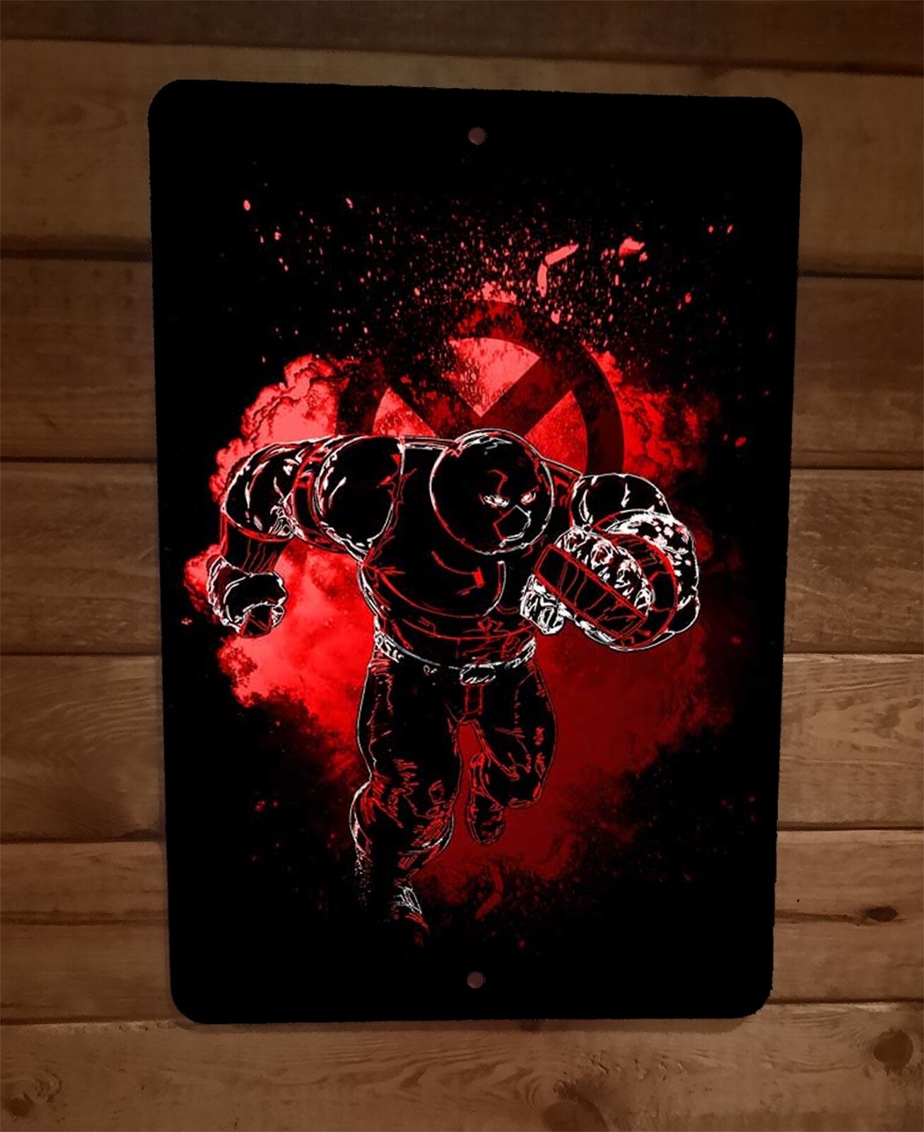 Juggernaut in Red Cloud 8x12 Metal Wall Sign Poster X Men Villain ...