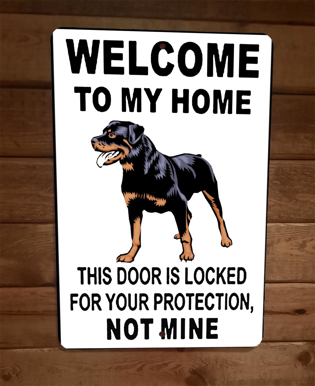 Rottweiler Guard Dog Signs